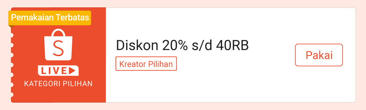 Belanja di Shopee Live | Diskon Murah s/d 50RB Setiap Hari