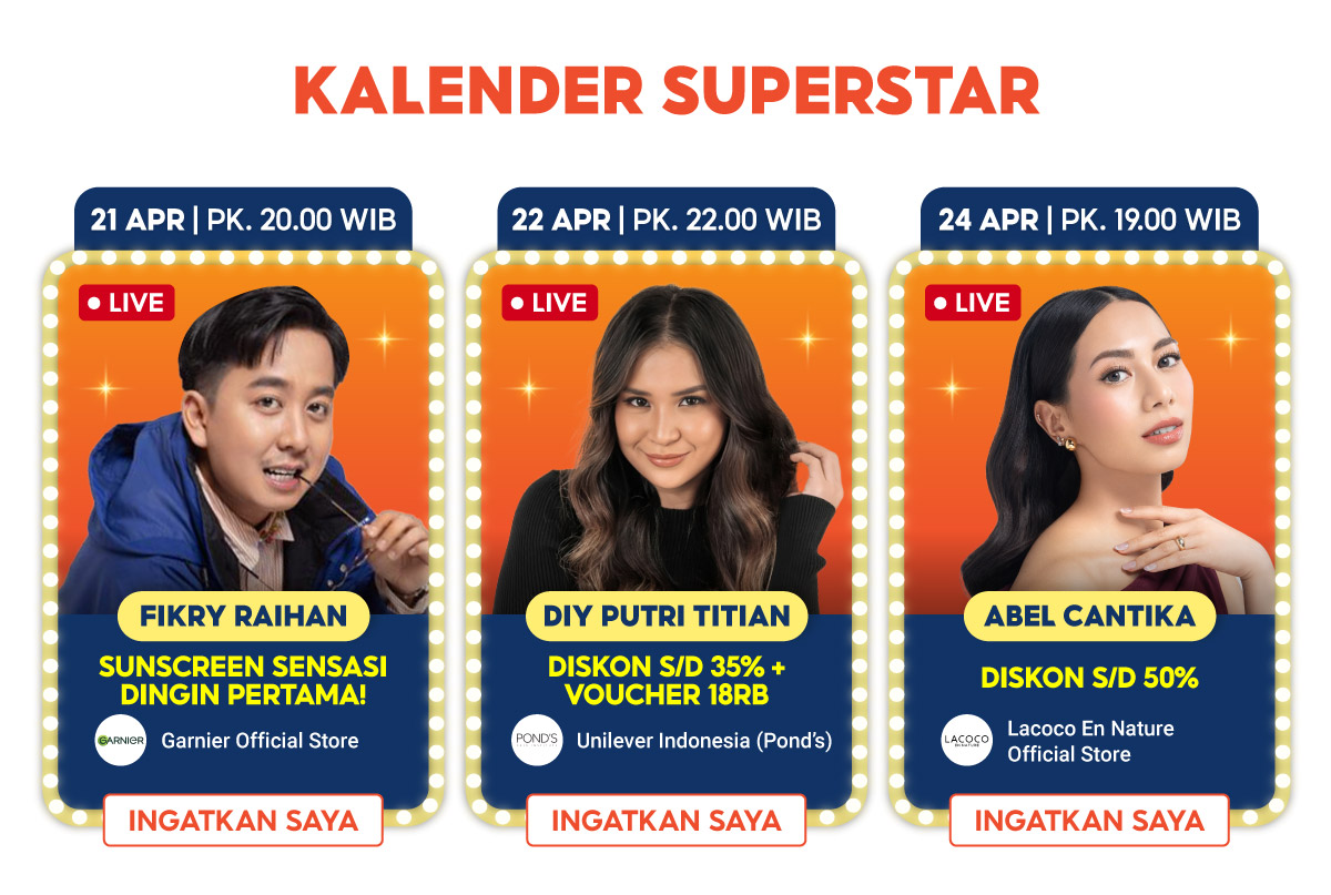 Belanja di Shopee Live | Diskon 50% Tiap Jam 8 Malam dan Live XTRA ...