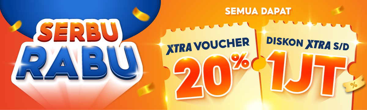 Promo SERBU RABU di Shopee | XTRA Voucher 20%