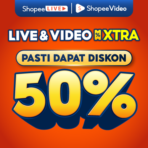 Belanja di Shopee Live | Diskon s/d 50% lebih eXTRA di Live & Video XTRA
