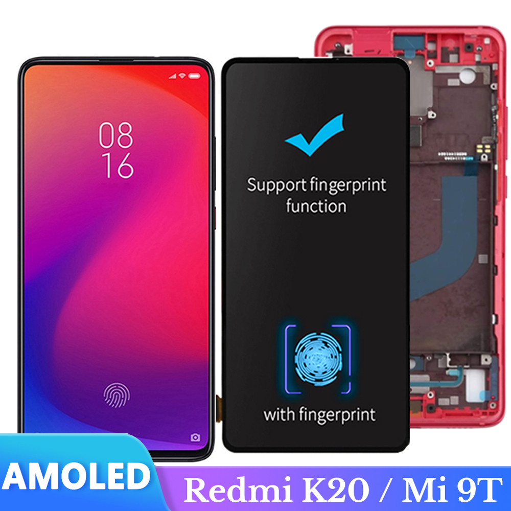 Jual 6.39" AMOLED For Xiaomi Mi 9T Pro LCD Display Touch Screen ...