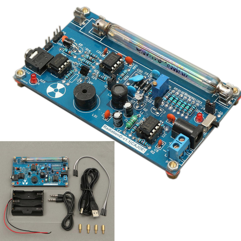 Jual Assembled DIY Geiger Counter Kit DIY Nuclear Radiation Detector ...