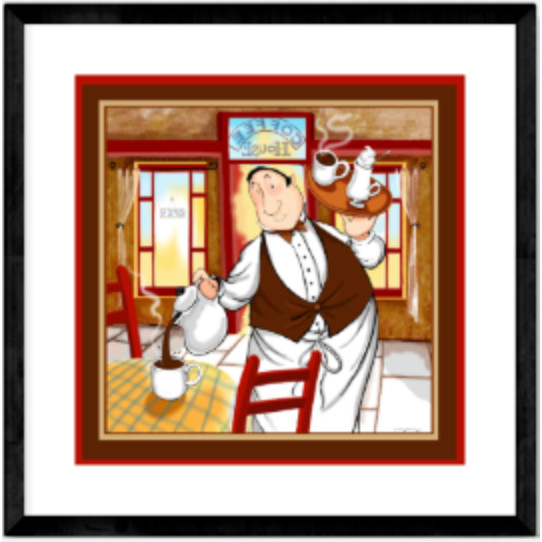 Jual Bingkai Frame Lukisan Makanan Pajangan Dapur Estetik Gaya Homey ...