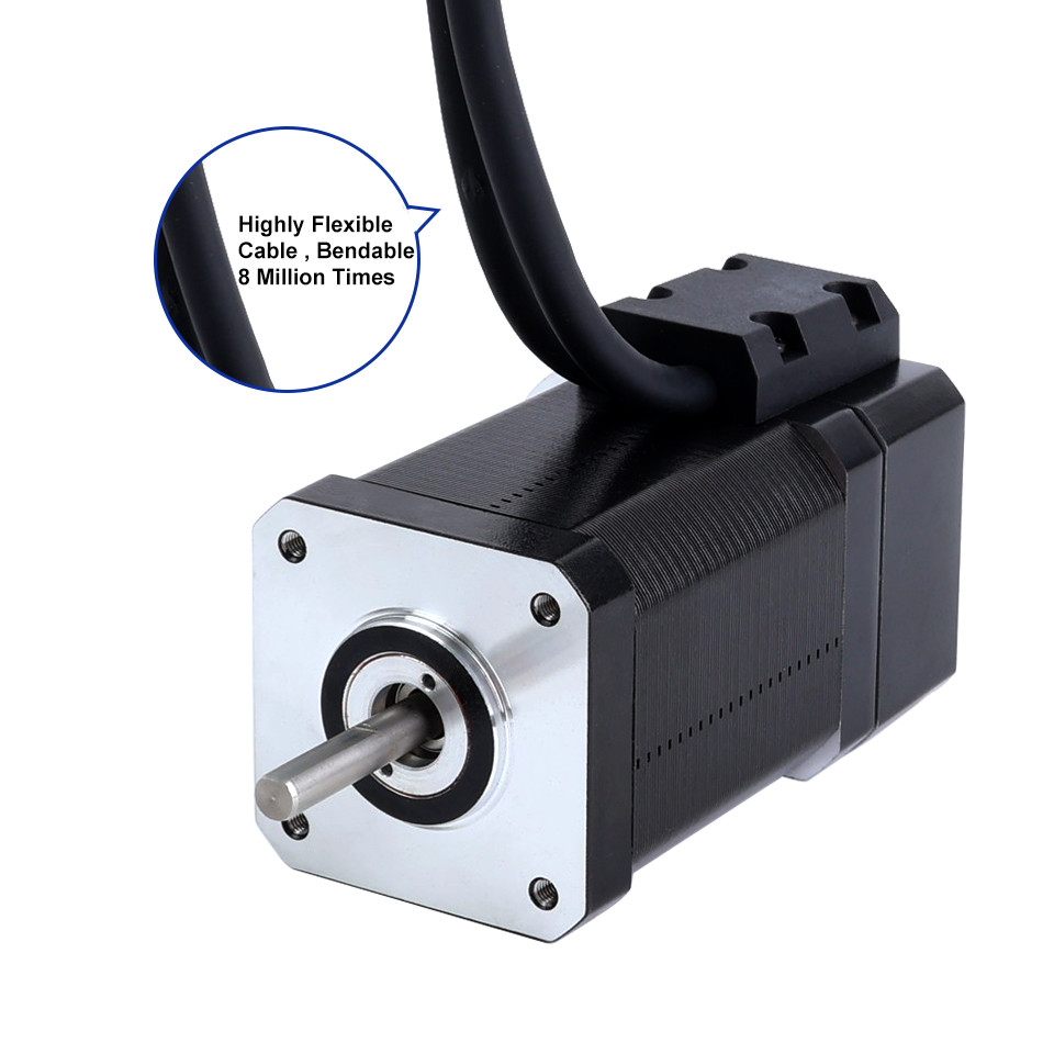 Jual STEPPERONLINE Nema 17 Closed Loop Stepper Motor Kit 0.8Nm Nema17 Stepper Motor and Servo ...