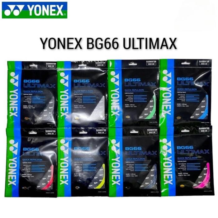 Jual Senar Raket Badminton Yonex Bg 66 Ultimax Sp Original Senar Raket ...