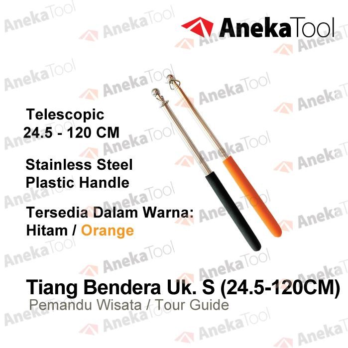 Jual PREMIUM Tiang Bendera Tour Guide Teleskopik Uk. S | Shopee Indonesia