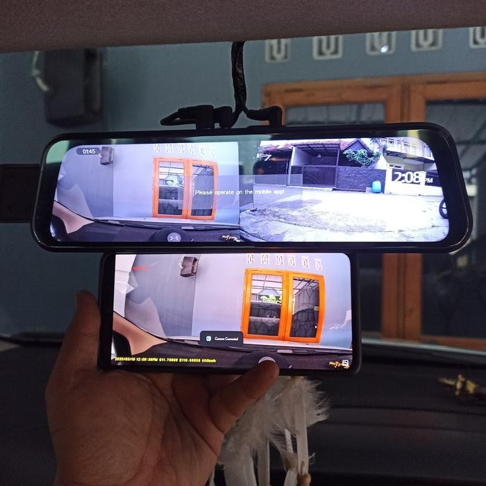 Jual PREMIUM dashcam dvr mobil model layar spion tengah kamera rekam ...