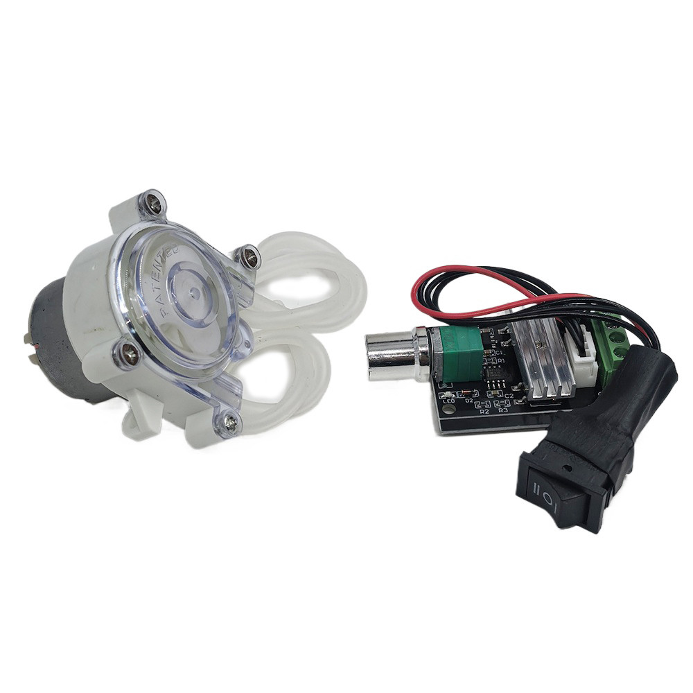 Jual IMPORT Micro Peristaltic Pump DC 6V-12V Small 500 Geared Motor ...