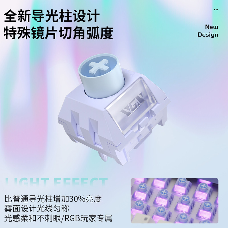 Jual Kailh Box ICE Cream Switch Aurora ICE Cream Pro Switches 5Pins ...