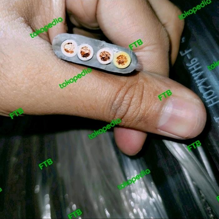 Jual H07Vvh6-F Central 4X6 Sqmm 750V ( Kabel Flat 4X6Sqmm Lift Cable ...