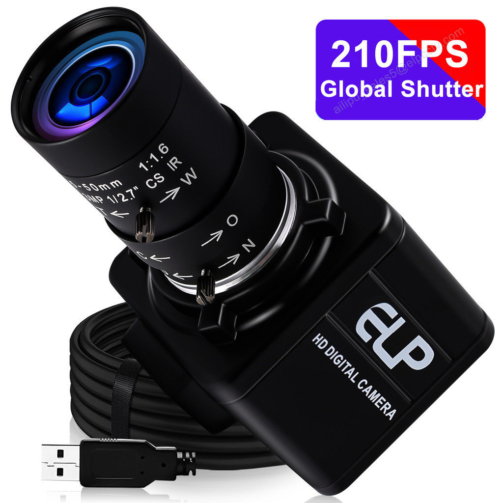Jual Elp 120Fps 210Fps Global Shutter Usb Camera 800P 720P 1Mp Ov9281 ...