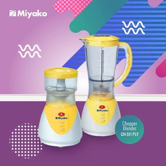 Jual MIYAKO BLENDER CHOPPER PELUMAT CH-511 PLY CH511PLY CH 511 PLY ASLI ...