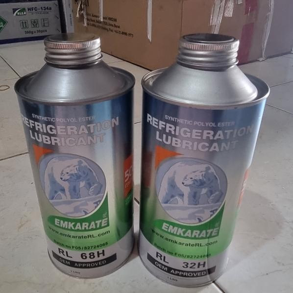 Jual OLI EMKARATE RL32H / RL68H 1 LITER / OLI COMPRESSOR RL32 H / RL68 ...