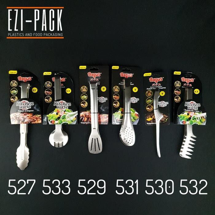 Jual PENCAPIT BAGUS 527 9" , PENJEPIT/CAPIT MAKANAN , STAINLESS STEEL ...