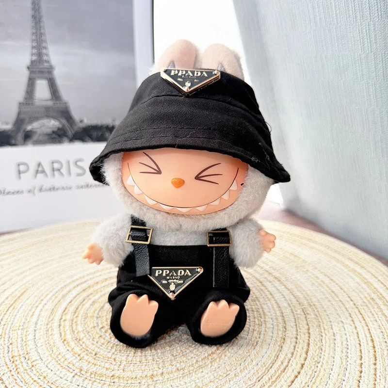 Jual For 17Cm Labubus Mini Doll Clothes Outfit Hat Bag Clothes Shoes ...