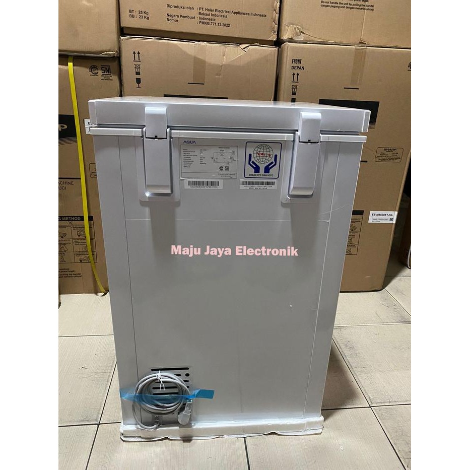 Jual Chest Freezer Aqua Sanyo 100 Liter Aqf 100 Low Watt | Shopee Indonesia