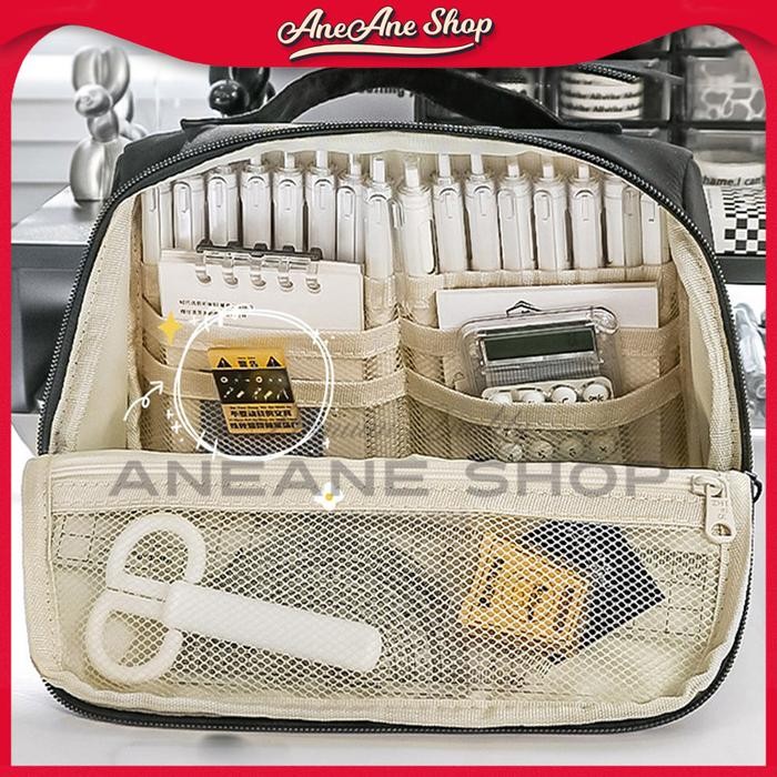 Jual Tempat Pensil Kanvas Kapasitas Besar ZHIBIGE Model Tas Penyimpanan ...