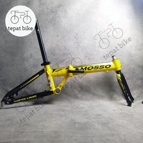 Jual Frame mosso F3 frame sepeda lipat 16" - Hitam-Merah | Shopee Indonesia
