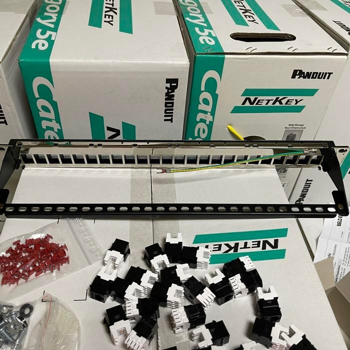 Jual Belden Pat Panel 24 Port 6 Include Modular Jack 1 Giga | Shopee ...