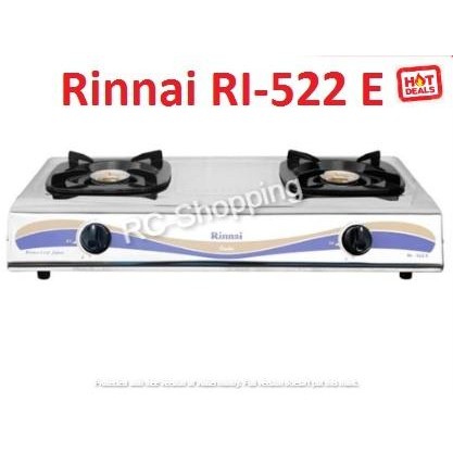 Jual Kompor Gas Rinnai Ri 522E / Ri 522 E / Ri-522E ( 2 Tungku ...
