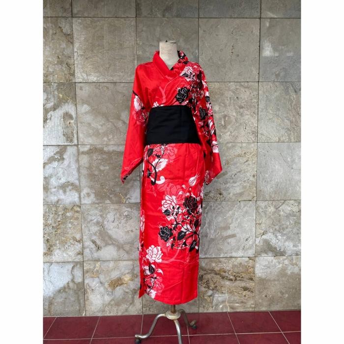Jual ORIGINAL Yukata kimono baju a/ tradisional jepang obi kostum costume READY STOCK | Shopee ...