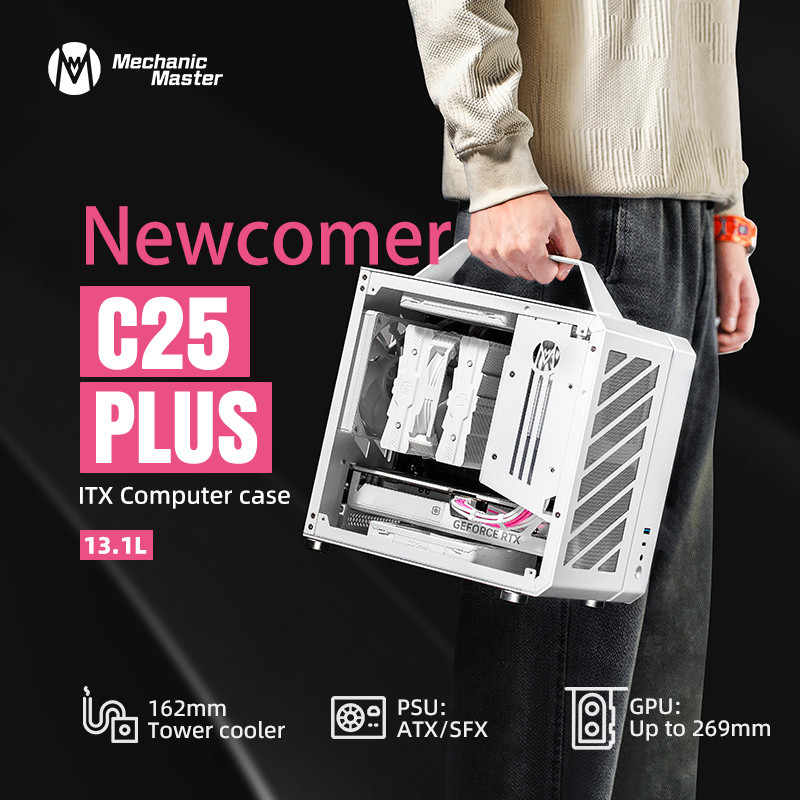 Jual Mechanic Master C25Plus PC Case ITX MATX Portable Classic ...
