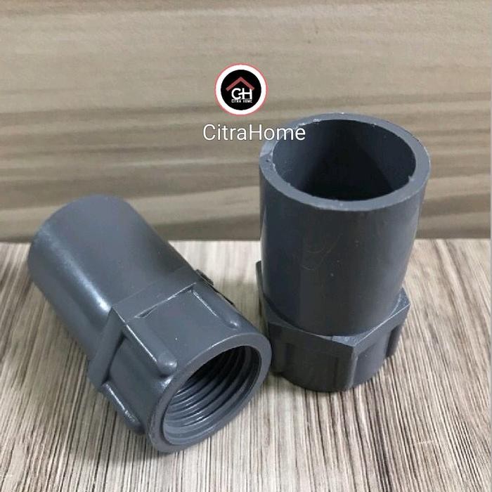Jual Sok Drat Dalam/Faucet Socket PVC TS 3/4" Jaya | Shopee Indonesia