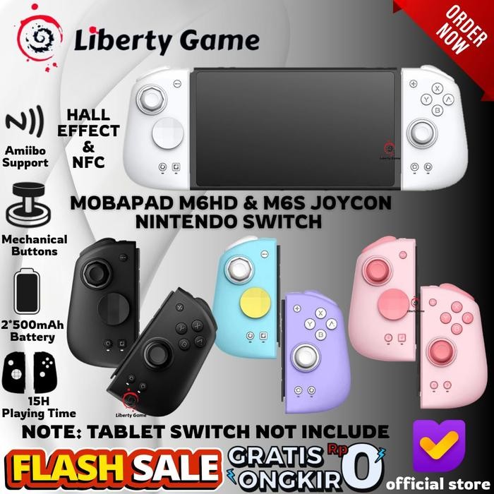 Jual Mobapad M6 S / M6 HD Joycons Nintendo Switch Controller Hall ...