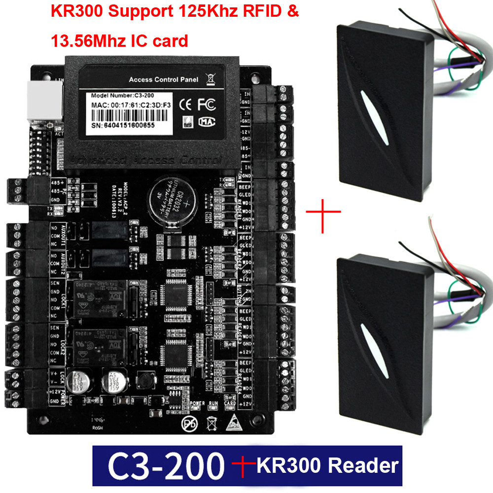Jual Multi Door Control Kr100E Kit Ip-Based Door Access Control Panel ...