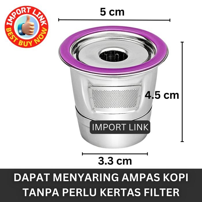 Jual KEURIG CAPSULE STAINLESS STEEL REFILL COFFEE MAKER CAFE - HEAVY ...