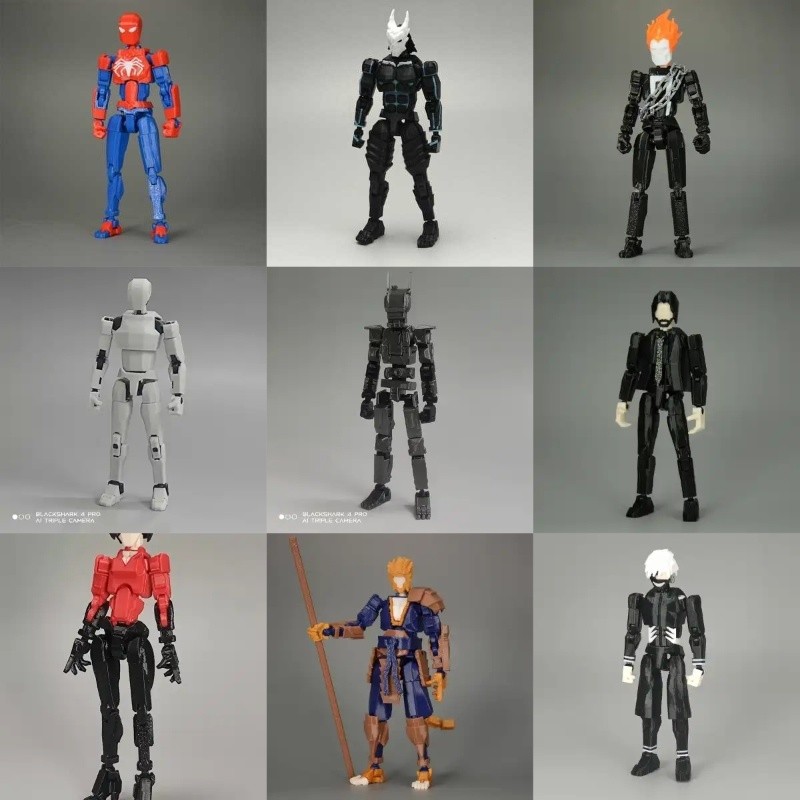 Jual 3D Printed Mannequin Multi-Jointed Movable Super Chappie 2.0 Toys ...