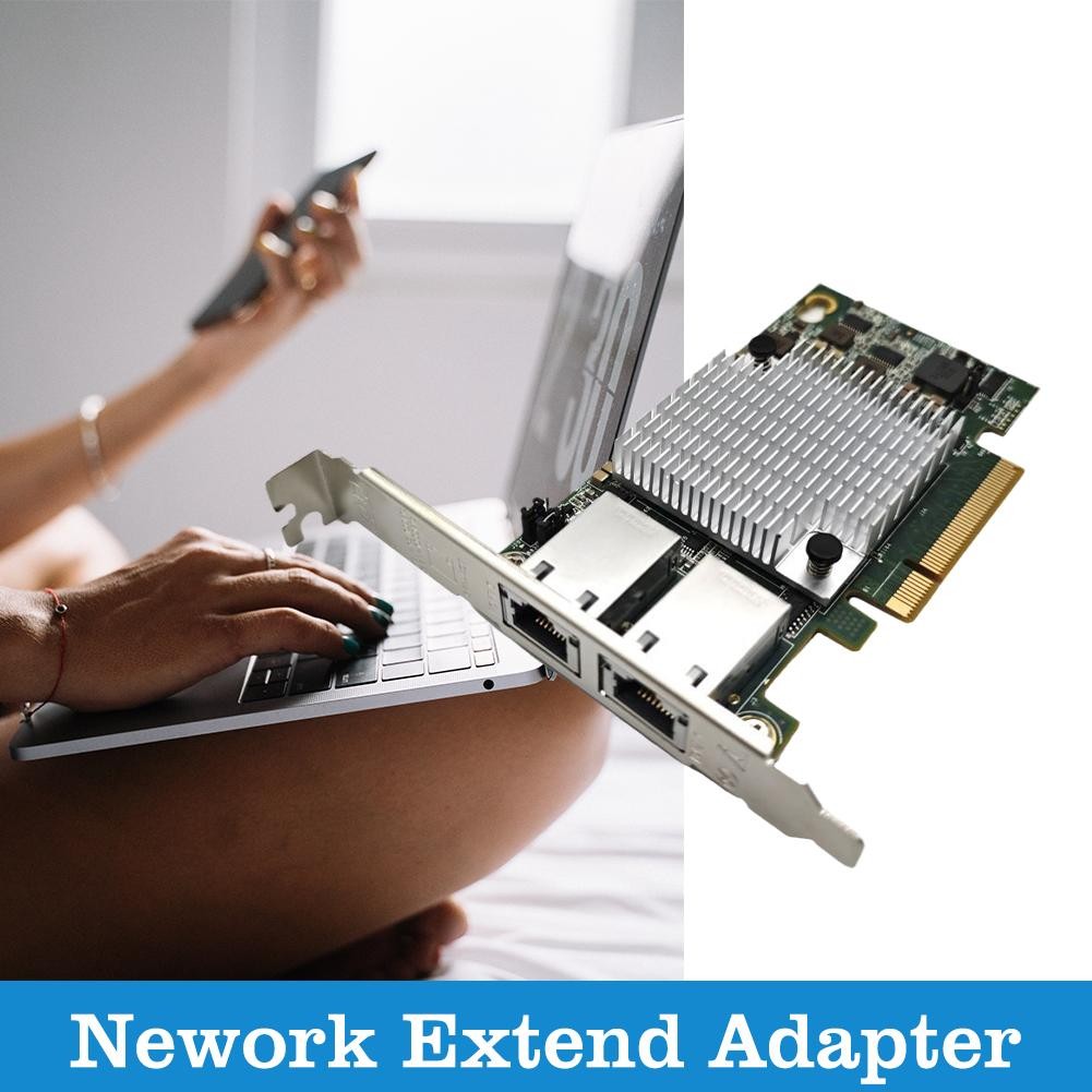 Jual 10G Double Port Ethernet Card 10G X540-T2 PCIE-X8 Nework X16 LAN ...