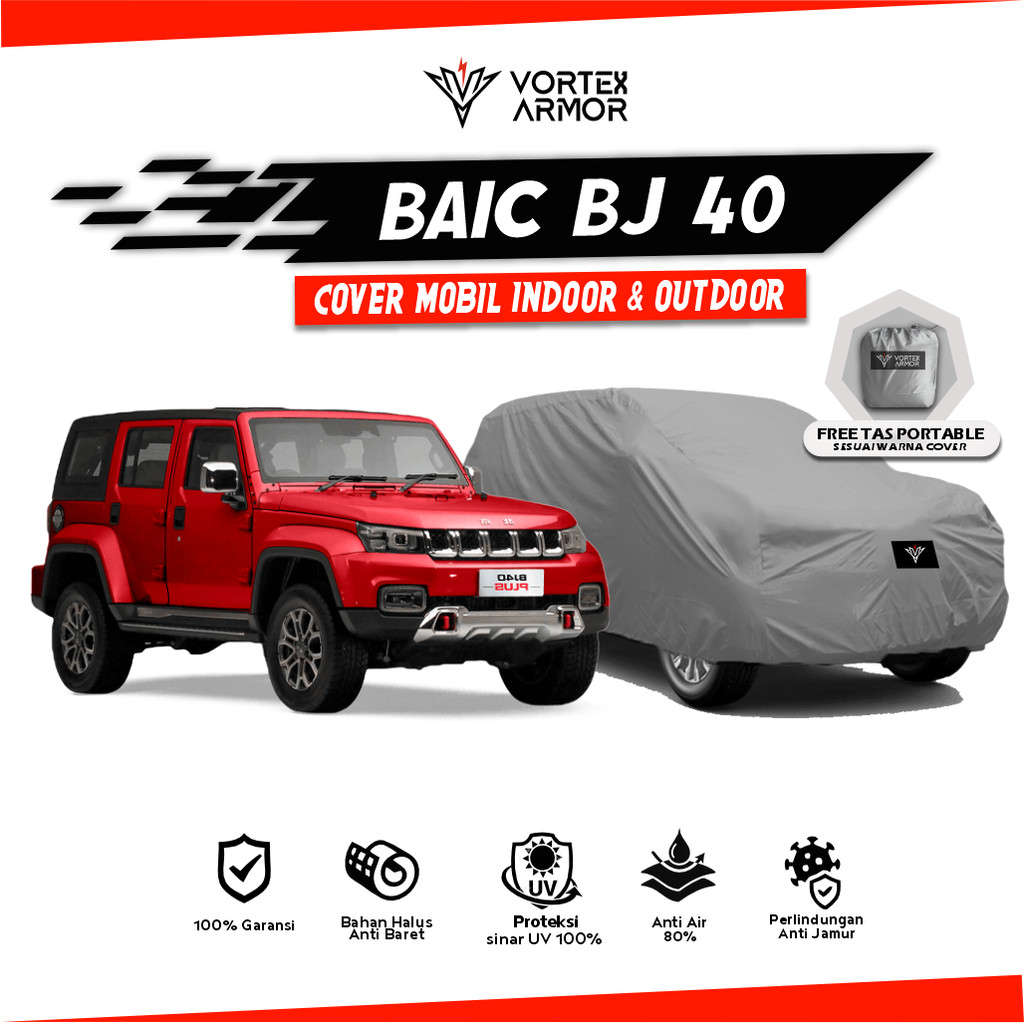 Jual Cover Mobil Baic BJ40 / Sarung Mobil Baic BJ 40 / Selimut Baic BJ ...