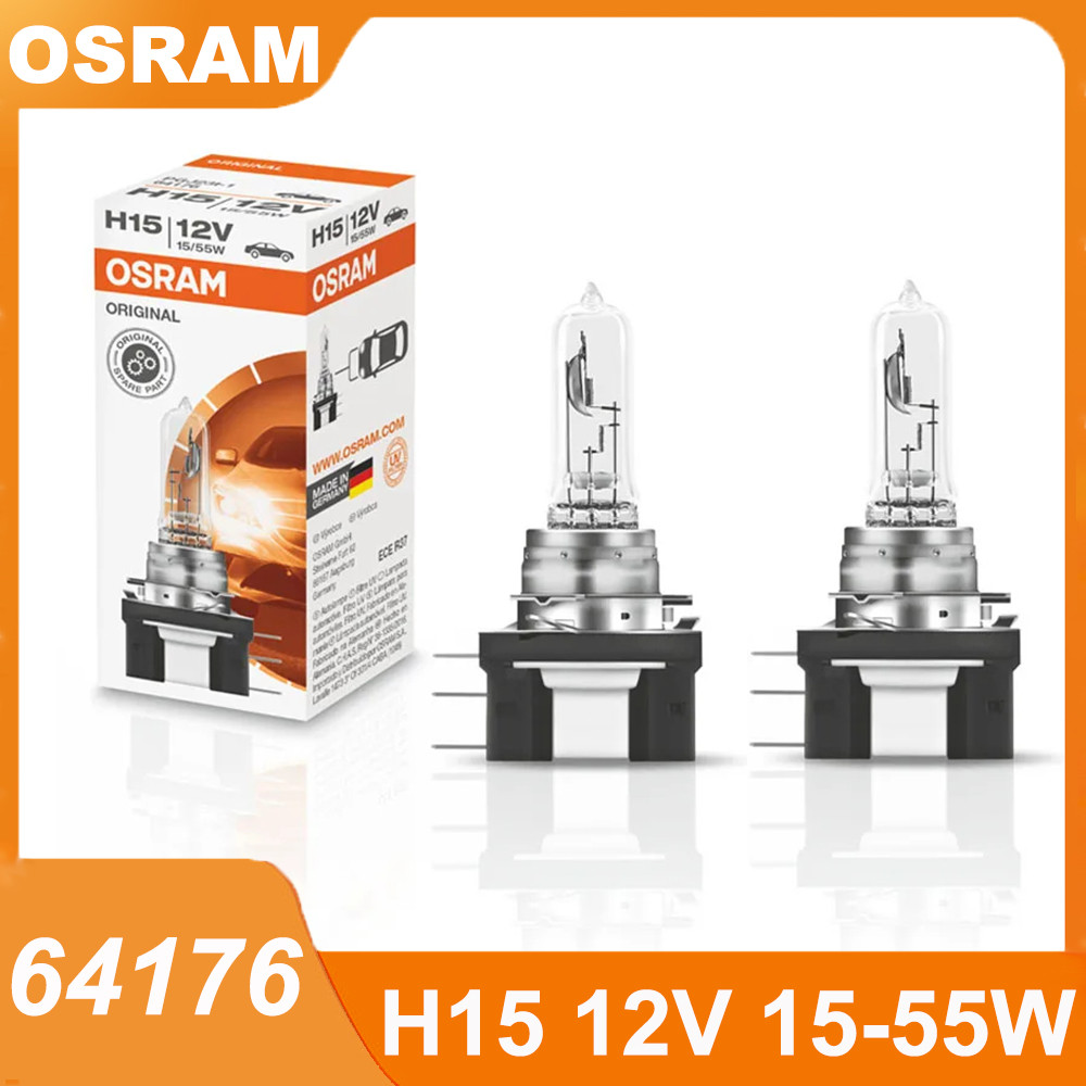 Jual Osram Original Bulb 64176 H15 12V 15/55W 3200K Headlight Daytime Running Light Oem Quality ...