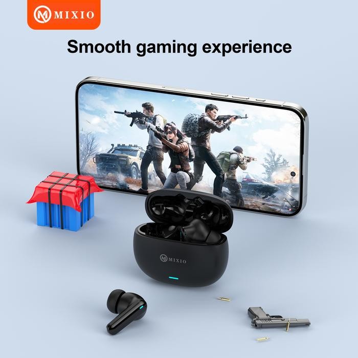 Jual Mixio X8 Tws Super Bass Wireless Bluetooth Earphone Tws Mini ...