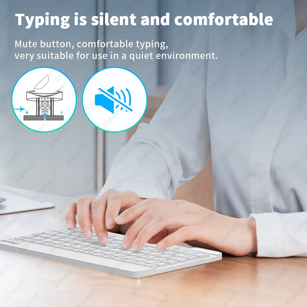 Jual Keyboard For Tablet Android iOS Windows Wireless Mouse Keyboard ...