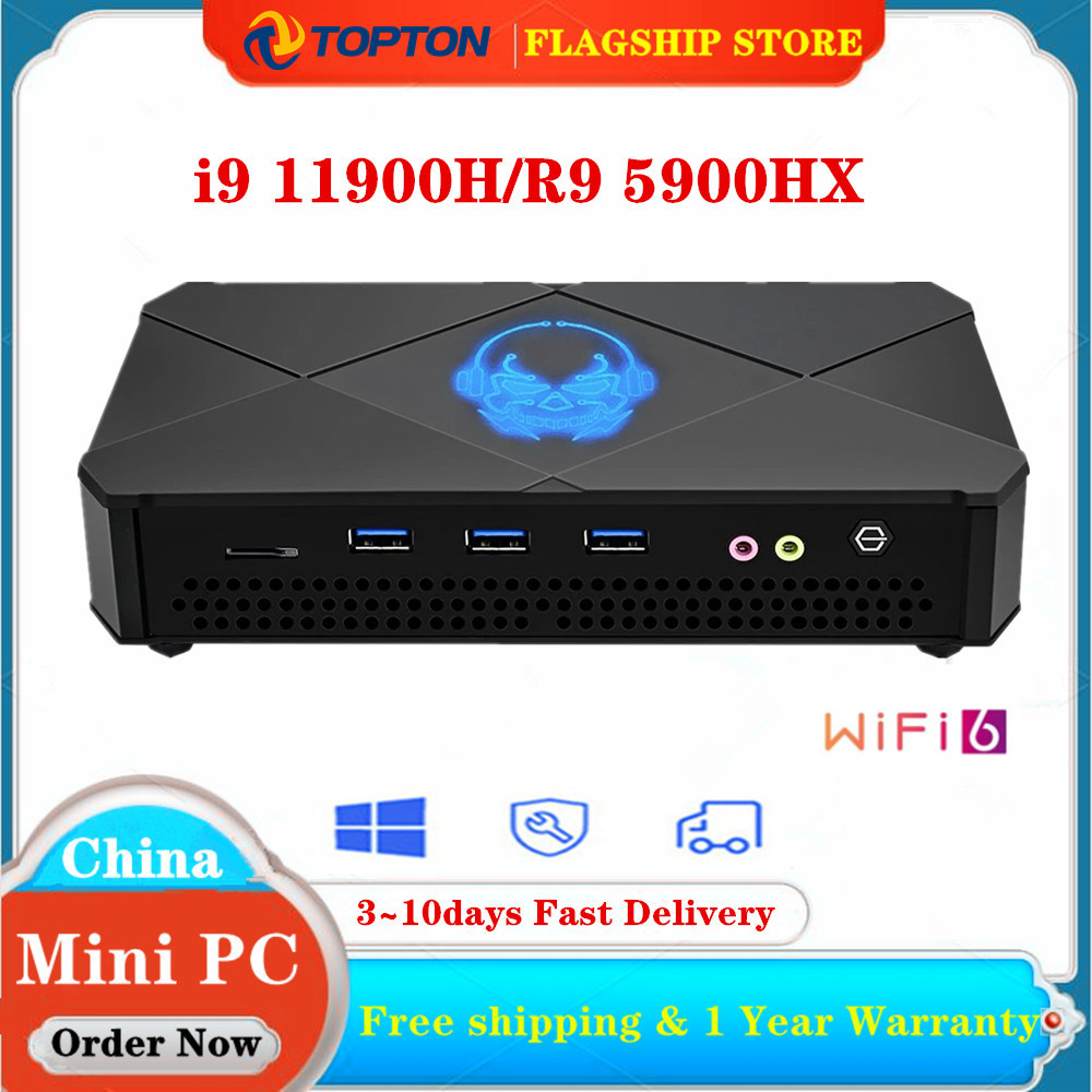 Jual Topton Mini Computer Gamer Nuc AMD Ryzen 9 5900H 5900HX Intel Core ...