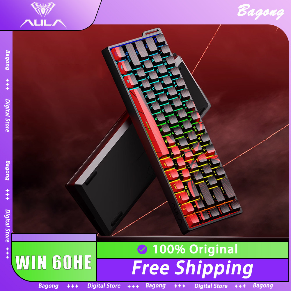 Jual AULA Win60 Win68 HE Magnetic Switch Mechanical Keyboard 8000Hz ...