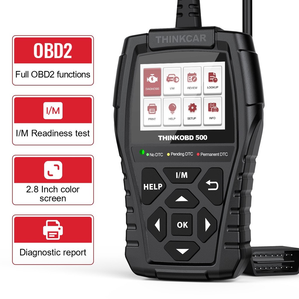 Jual LIMITED THINKCAR THINKOBD 500 OBD2 Scanner Smog Test O2 Sensor ...