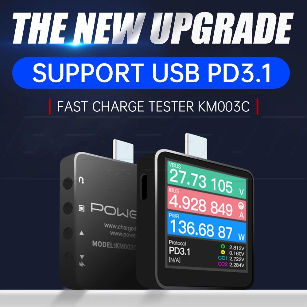 Jual BARU ChargerLAB POWER-Z USB PD3.1 protocol 48V range dual Type-C ...