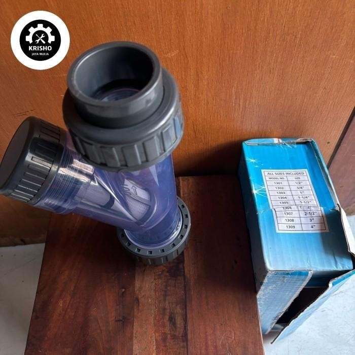 Jual Y STRAINER PVC 2 INCH TRANSPARANT DN50 JIS 10K SOCKET | Shopee ...