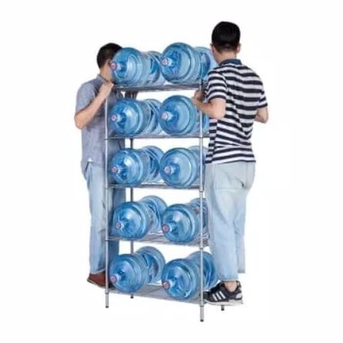 Jual Krisbow Rak Besi Stainless Serbaguna Kokoh 5 Susun | Shopee Indonesia