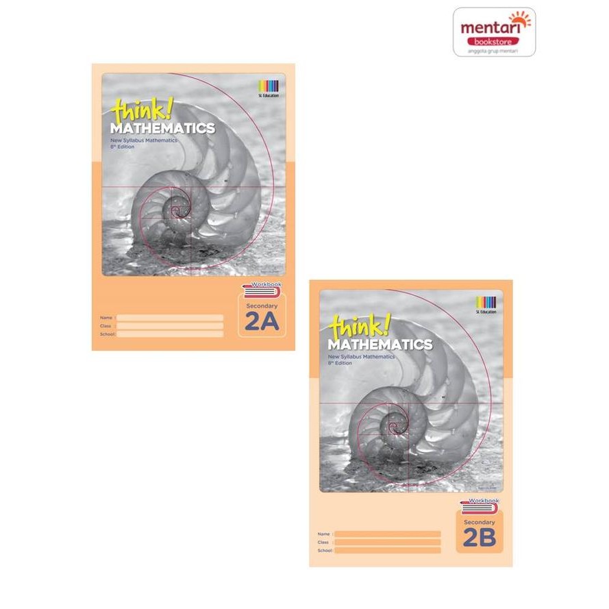 Jual Hot Sale! Think! Mathematics Secondary Workbook 2A & 2B G3 (8Th ...