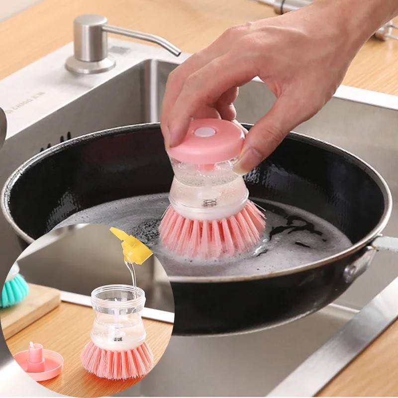 Jual Kit en Wash Pot Dish Brush Washing Utensils With Washing Up Liquid ...