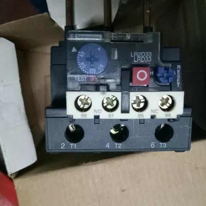 Jual Thermal Overload Relay TOR Schneider LRD3359 LRD 3359 48A-65A ...