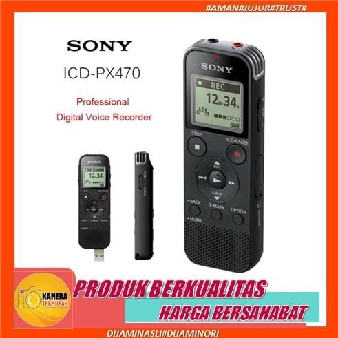 Jual Digital Voice Recorder Sony Icd-Px470 - Hitam Original Pasti ...