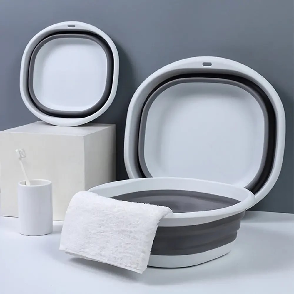 Jual Plastic Folding Basins Portable Wash Basins Folding Laundry Tub ...
