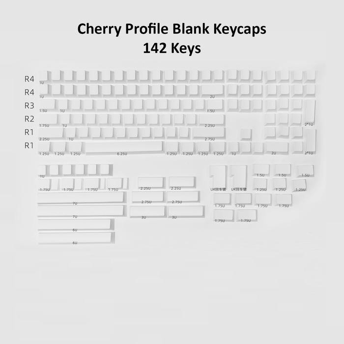 Jual (Expert) blank keycaps Cherry profile | Shopee Indonesia