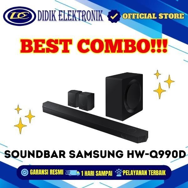Jual Soundbar SAMSUNG HW Q990D Q-Series 11.1.4 ch Sub Woofer & Rear ...