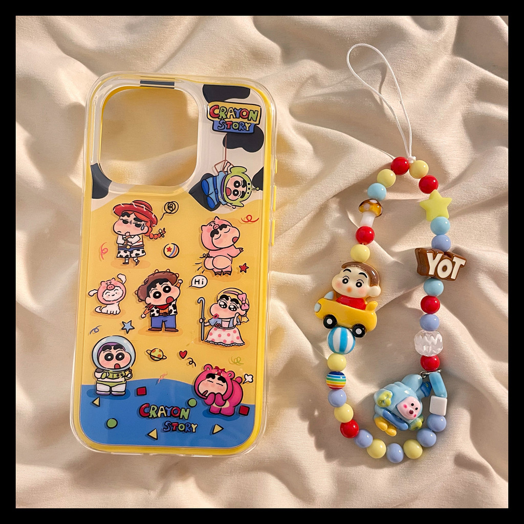 Jual Senior Lucu Crayon Shinchan Soft Untuk Case Iphone 16E 15 Pro Max ...
